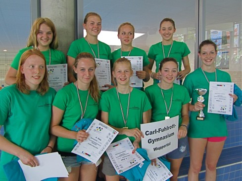 » CFG: Schwimmerinnen fahren zum Bundesfinale | Cronenberger Woche